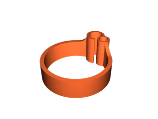 Customizeable Cable Tie by PeacefulCicada | Download free STL model ...