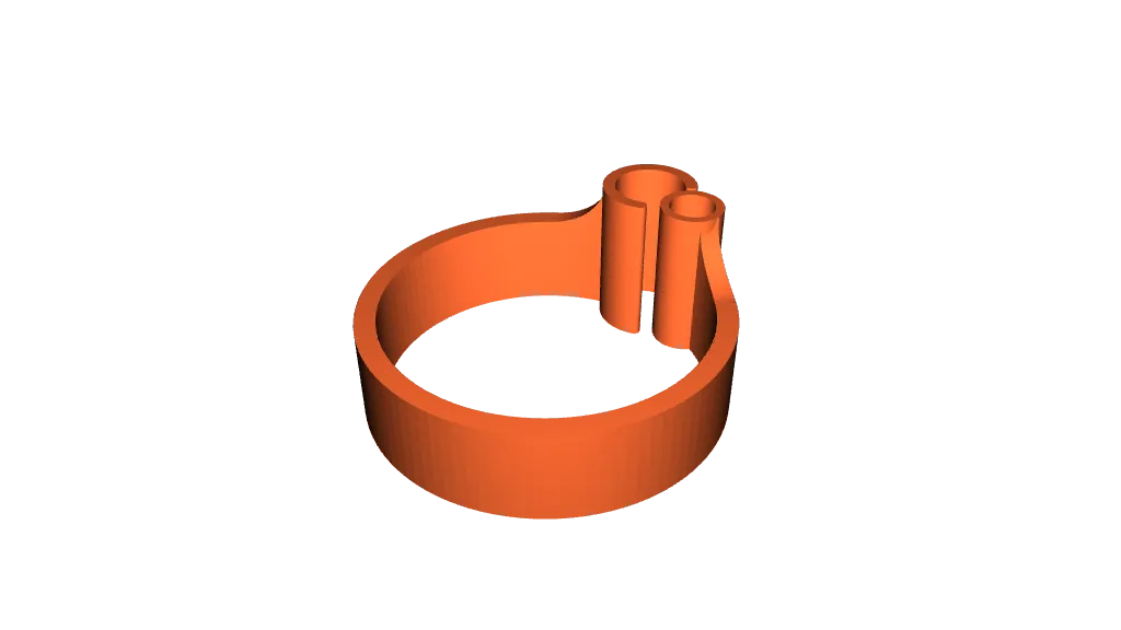Customizeable Cable Tie by PeacefulCicada | Download free STL model ...