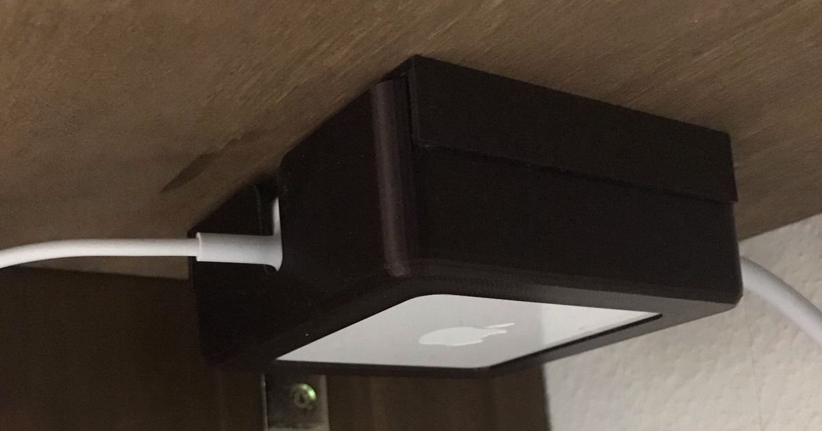 Apple MBP 85W MagSafe 2 power adapter under desk case by wenjuk ...