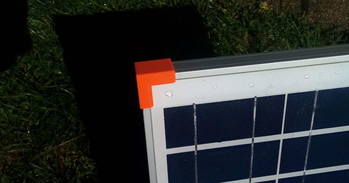 Solar panel edge protector by Hamperer | Download free STL model ...