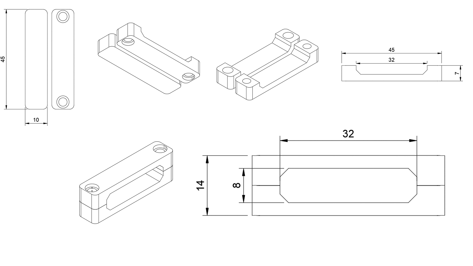 Cable Management Clips by themasterofunlocking | Download free STL ...