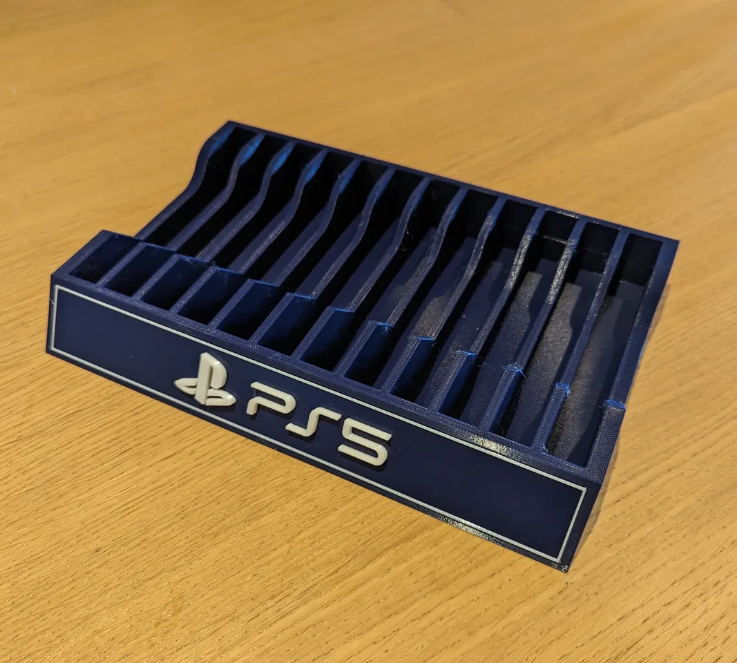 PS5 Games Holder by 3DFlatRides | Download free STL model | Printables.com