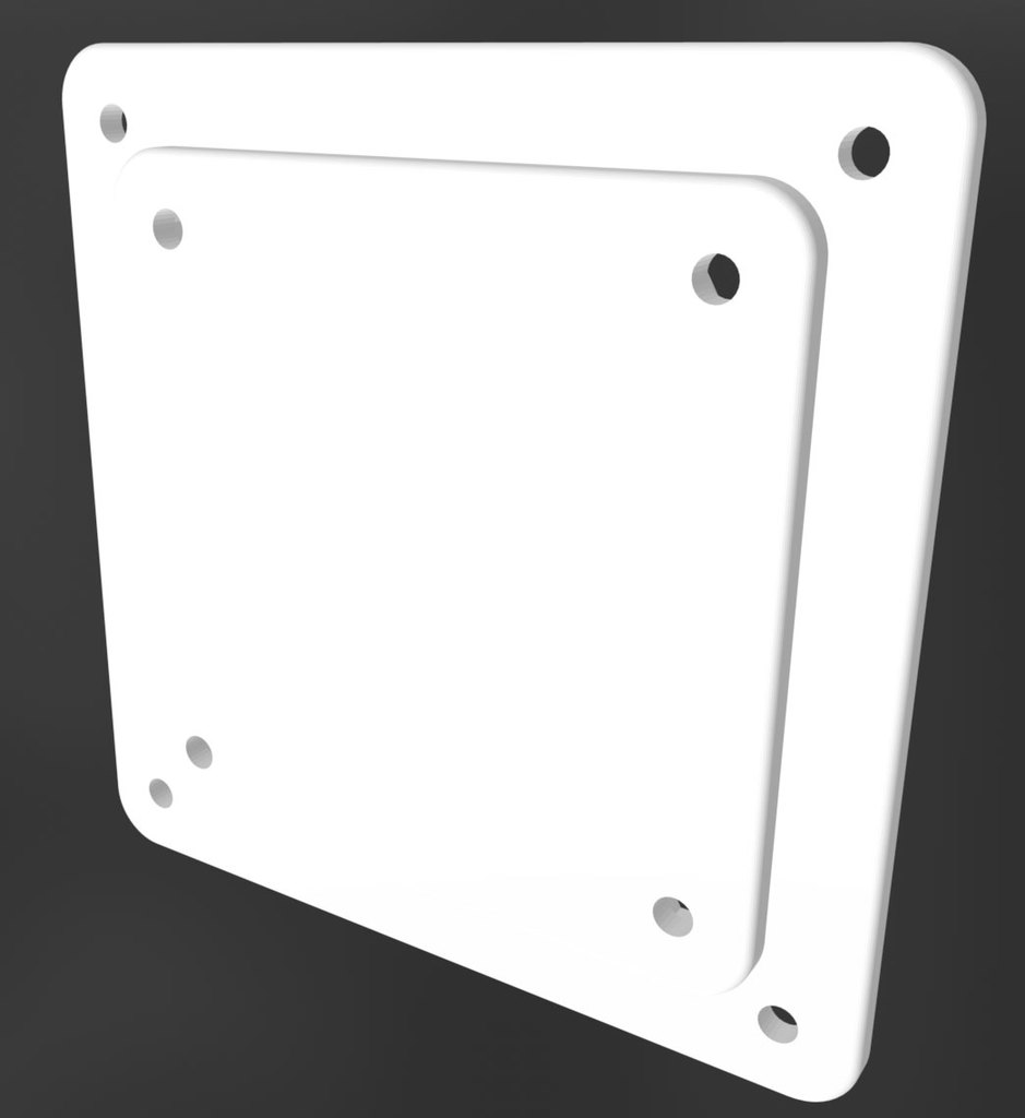 VESA 100 to 75 Mount Adapter Full Plate by Chad Margetts | Download ...
