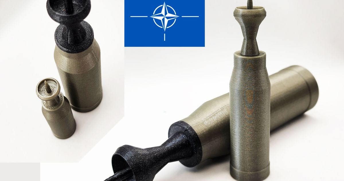 120×570mm NATO Sabot Round (APFSDS) by Triple G Workshop | Download ...