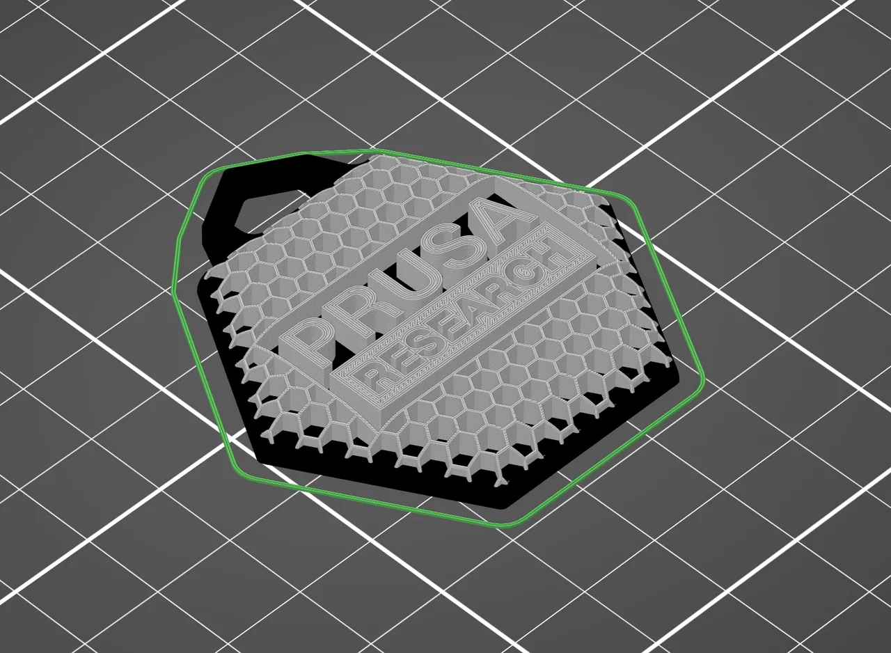 Prusa Honeycomb Keychain by Marcel Baumgartner | Download free STL model | Printables.com