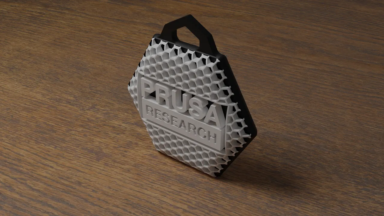 Prusa Honeycomb Keychain by Marcel Baumgartner | Download free STL model | Printables.com