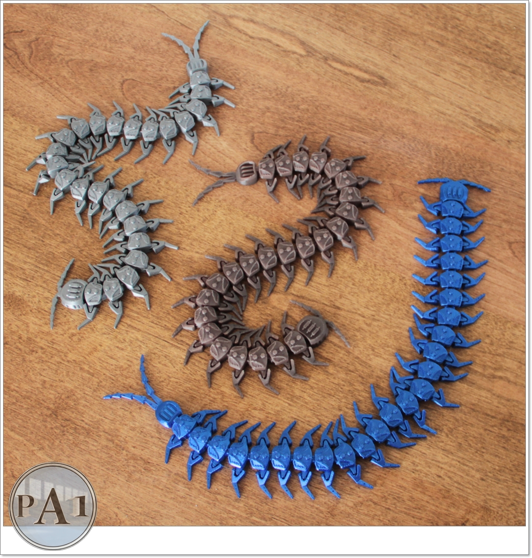 ARTICULATED CENTIPEDE ROBOT by PA1_MAKER | Download free STL model ...