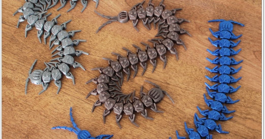 ARTICULATED CENTIPEDE ROBOT by PA1_MAKER | Download free STL model ...