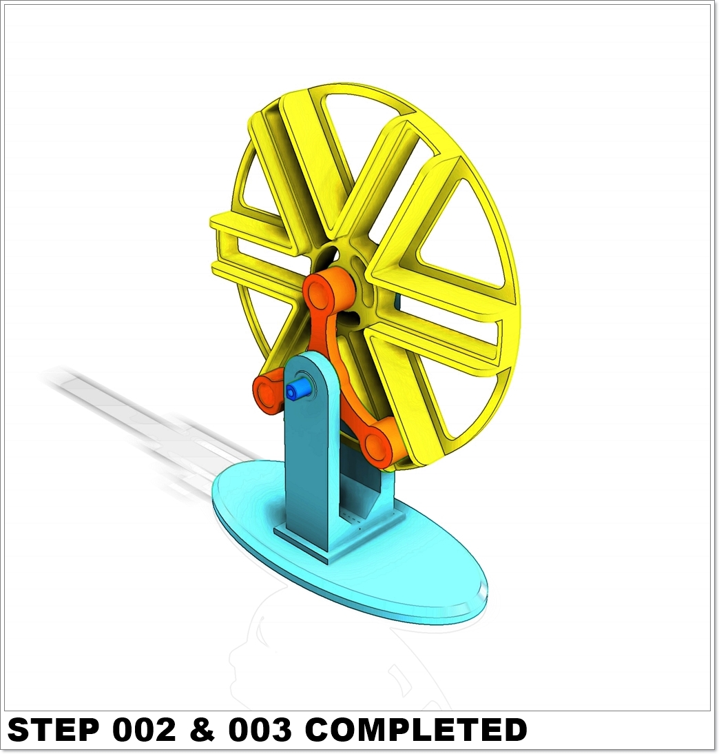 EDUCATIONAL GEARLESS MECHANISM - 2:1 RATIO. by PA1_MAKER | Download ...