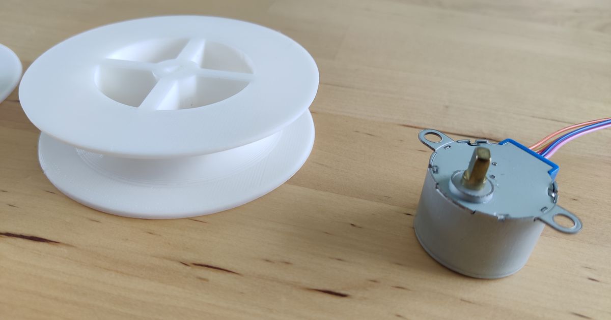 Pulley for step motor 28BYJ-48 by TheMagicUnicorn | Download free STL ...