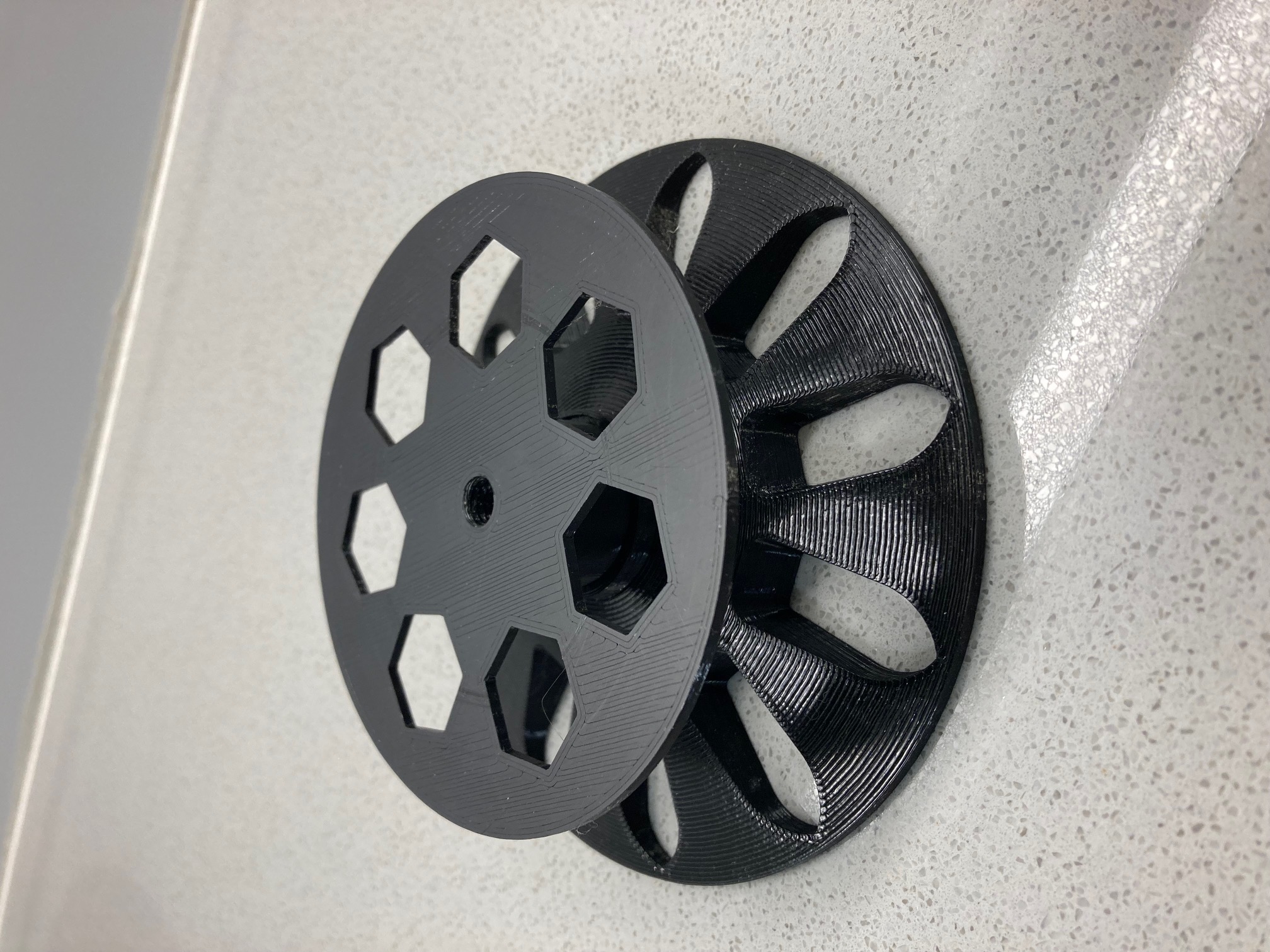 Benchy Upcycled Spool Display Carousel by StrandedOrg | Download free ...
