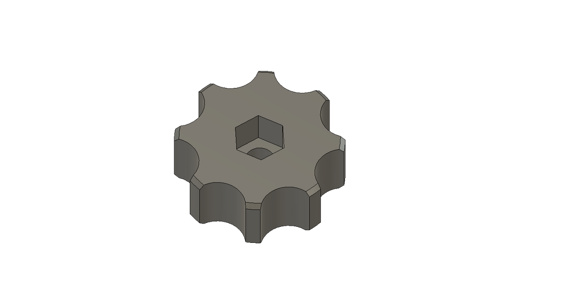 hand nut M6 by Vladimír Waas | Download free STL model | Printables.com