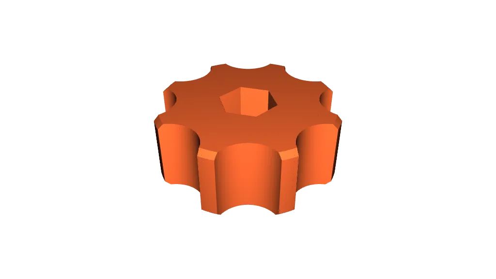 hand nut M6 by Vladimír Waas | Download free STL model | Printables.com