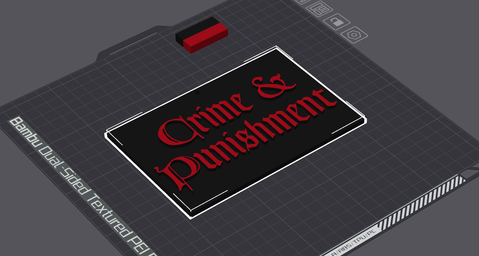 Dostoevsky - Crime & Punishment Sign/Placard by Andrew Nelson ...