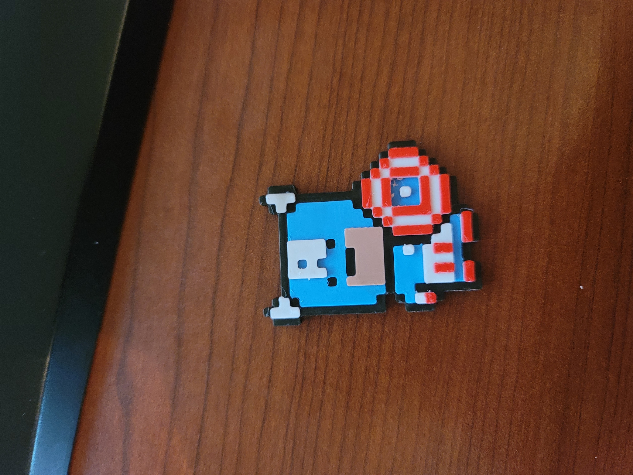 8-Bit Captain America Magnet by Ankhadia | Download free STL model ...