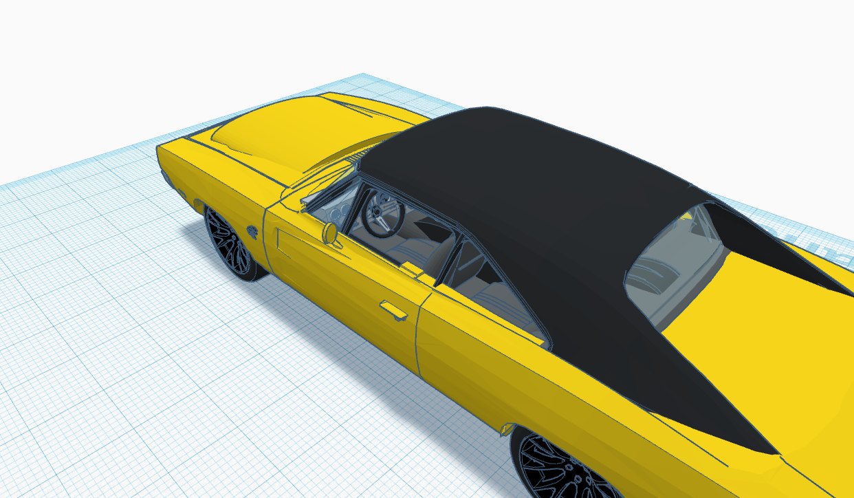 Dodge Charger Hellcat von Jaxon Kowalenko | Kostenloses STL-Modell ...