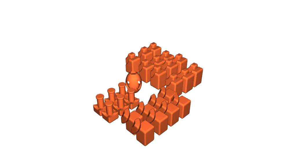 no screw 3x3 rubik's cube by remi | Download free STL model ...