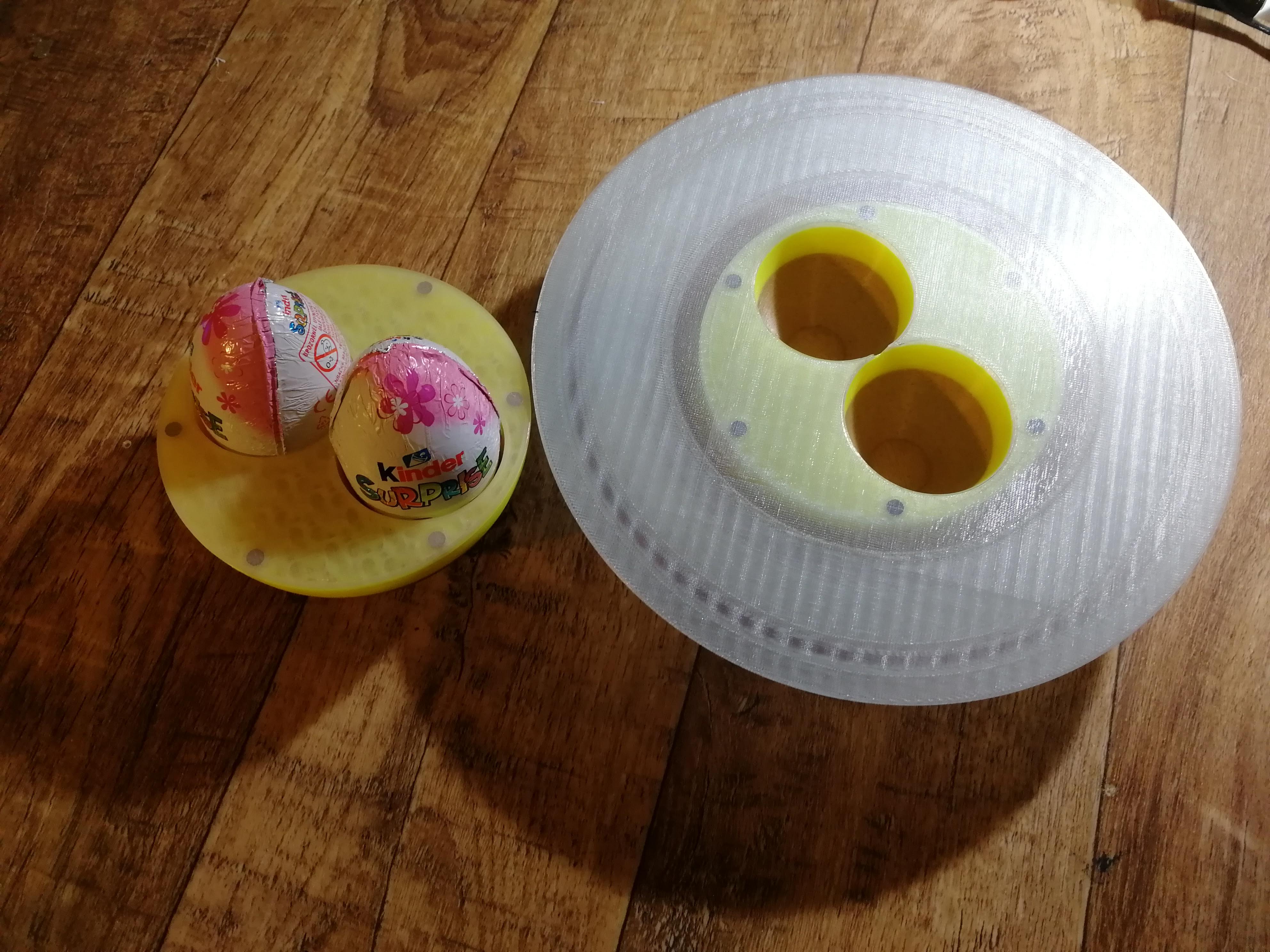 Toy Saturn container for kinder surprise eggs by Mixi | Download free ...