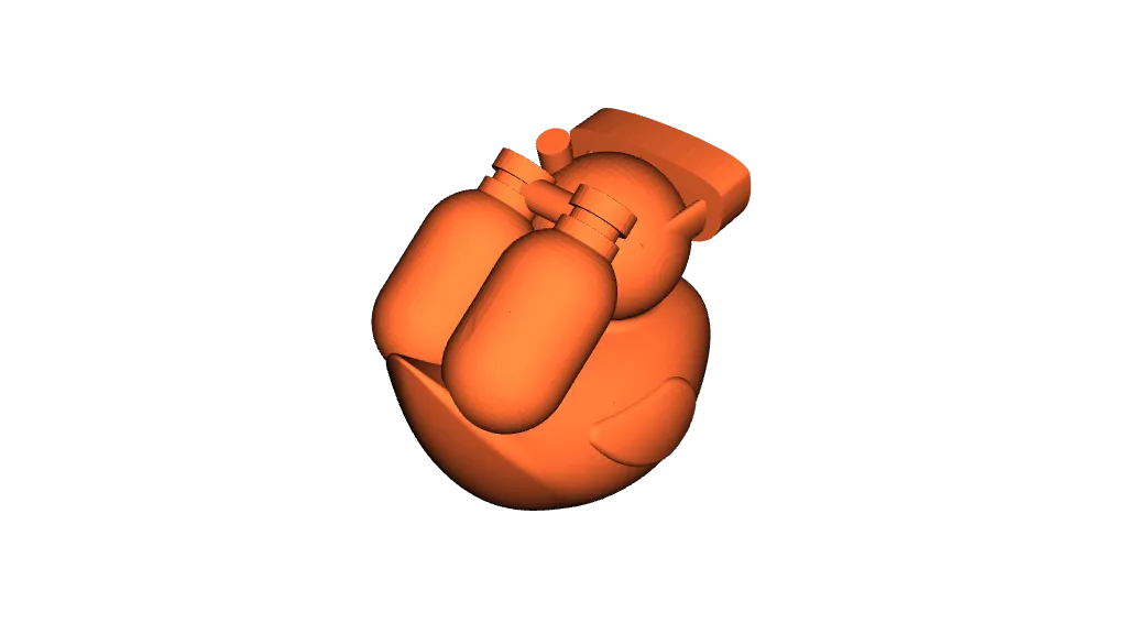 Scuba Duck by D3D Pro | Download free STL model | Printables.com