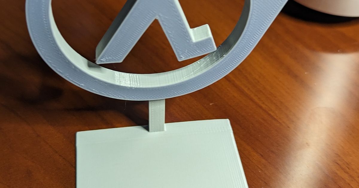 Half Life 2 Logo Stuff by D3D Pro | Download free STL model ...