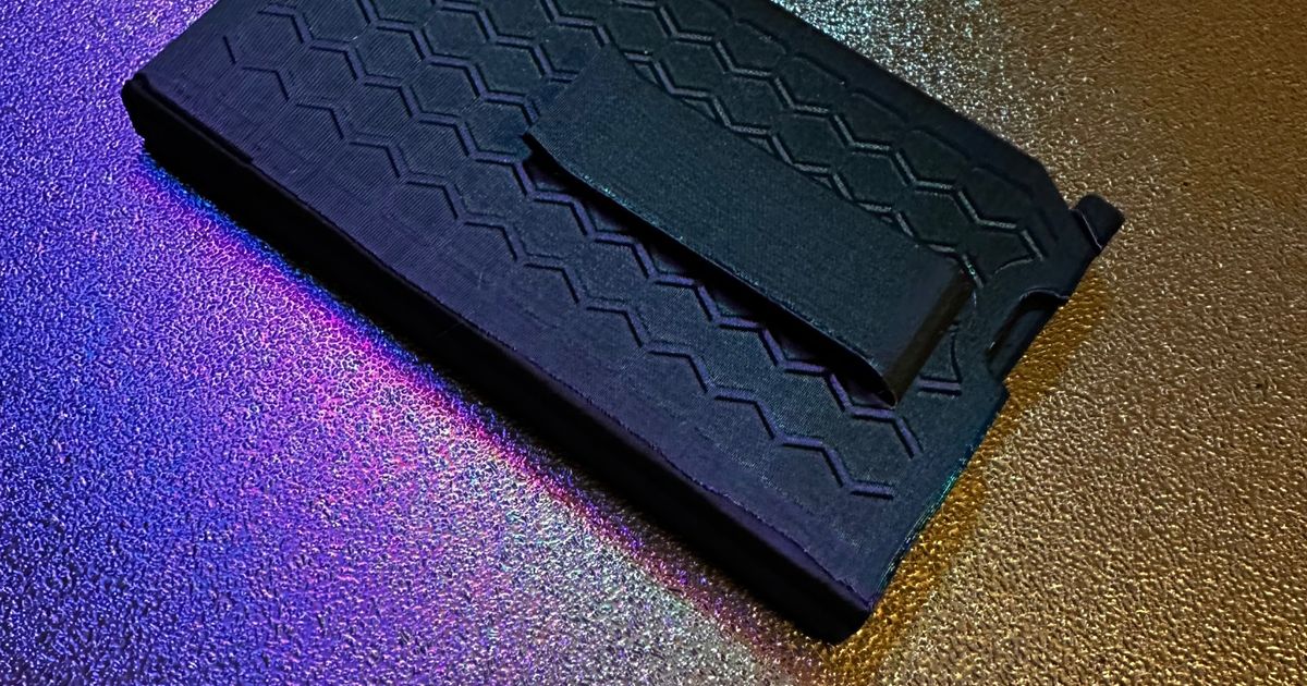 Slim Popup Wallet with Money Clip by cmerkle | Download free STL model ...