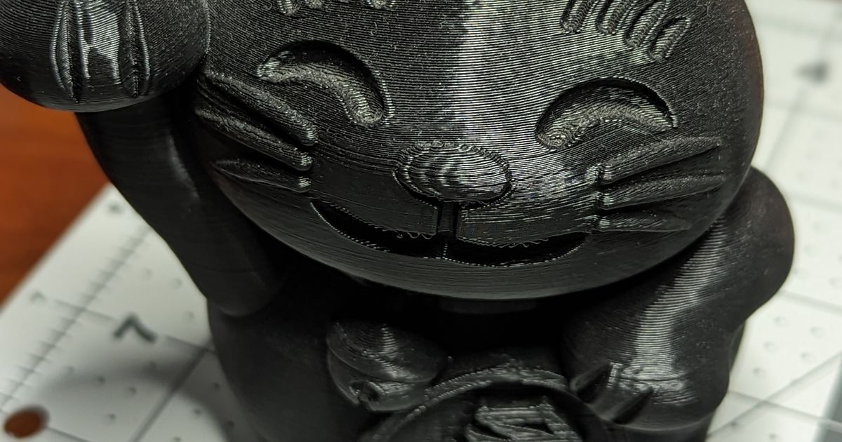 Happy Cat (Maneki Neko) by D3D Pro | Download free STL model ...