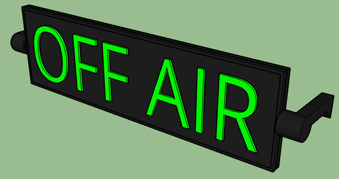 Rotatable on air, off air sign by The Fragile Retreat | Download free ...