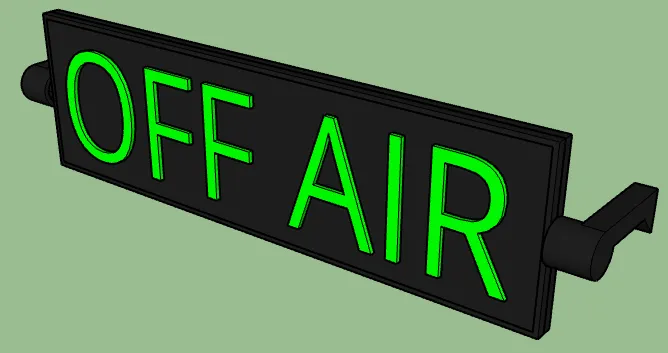 Rotatable on air, off air sign by The Fragile Retreat | Download free ...