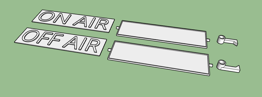 Rotatable on air, off air sign by The Fragile Retreat | Download free ...