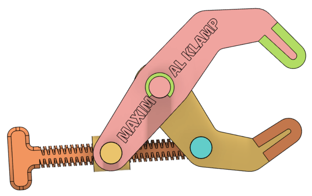 Maxim-al Clamp (Kant Twist Style) by engineererrant | Download free STL ...