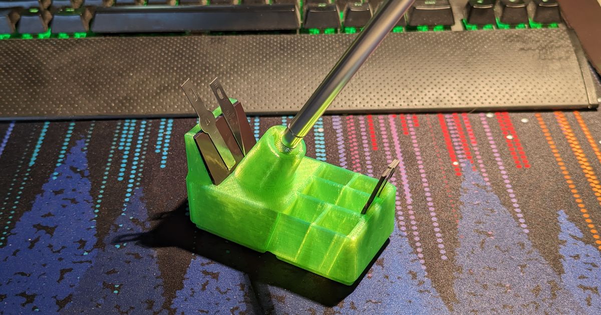 Gridfinity X-acto knife holder by hFlash | Download free STL model | Printables.com