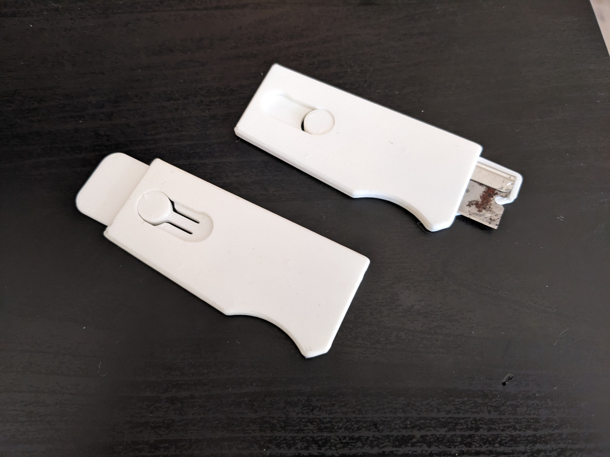 Retractable Single-Edge Razor Box-Cutter v2 by engineererrant ...