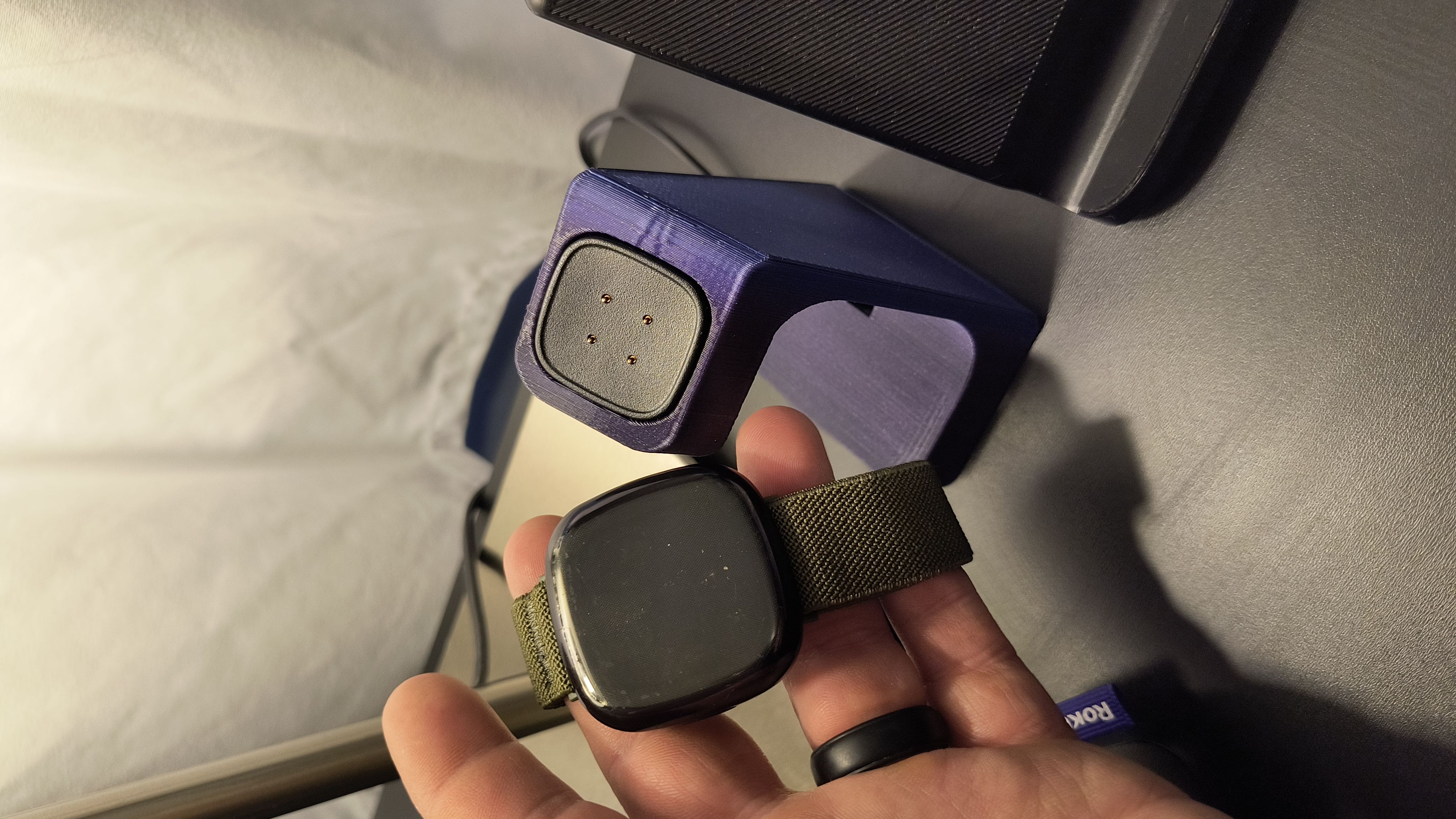 Fitbit Versa 3 / Sense Charger Stand by AlmightyFireFly | Download free ...