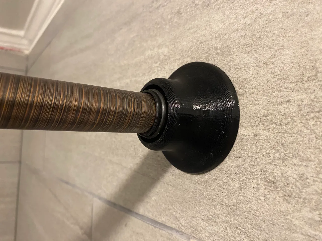 Tension Shower Rod Hard Mount by Tim Oertel | Download free STL model ...