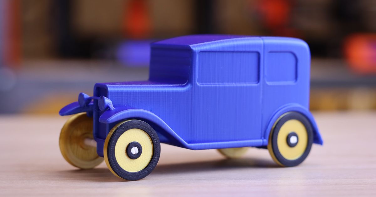Vintage car by PrusaLab | Download free STL model | Printables.com