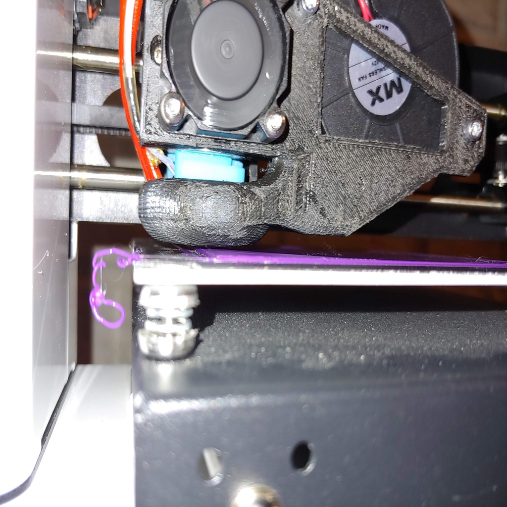 Monoprice Select Mini e3d v6 Fan Mount by AlmightyFireFly | Download ...