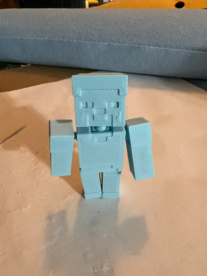 Minecraft Steve Posable by joescalon | Download free STL model ...