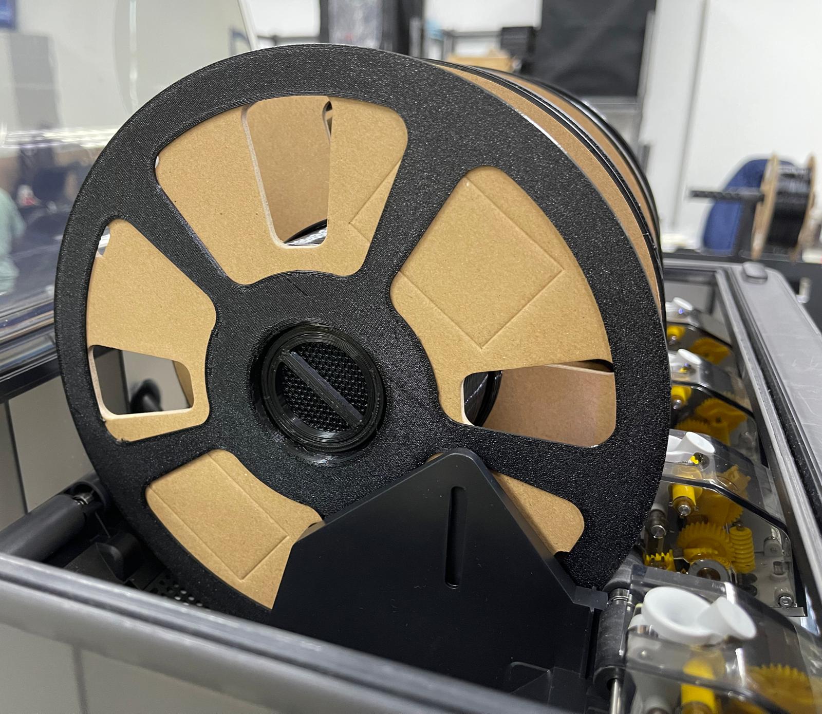 Cardboard Filament Rims with Weighted Desiccant Core for Bambu labs AMS ...