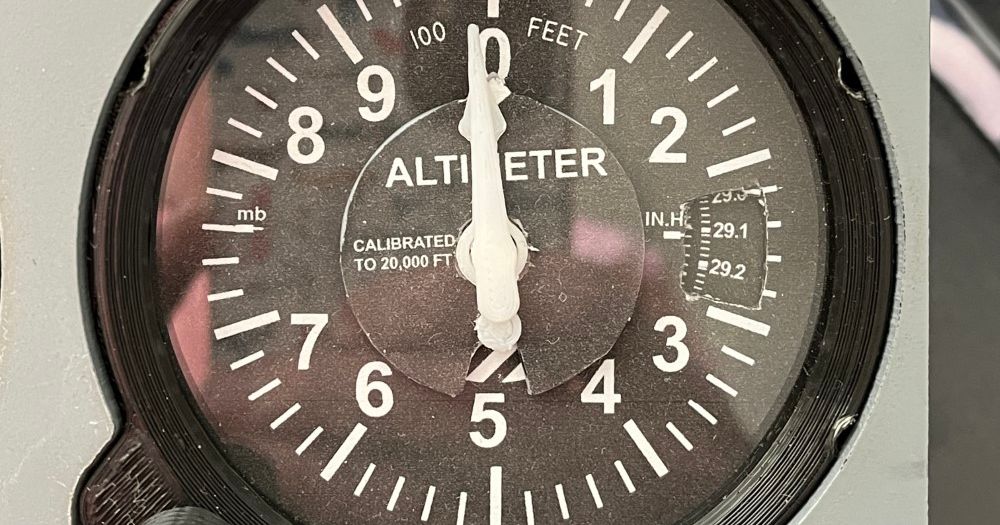 Cessna 172 Altimeter for Flight Simulator by CaptainBobSim | Download ...