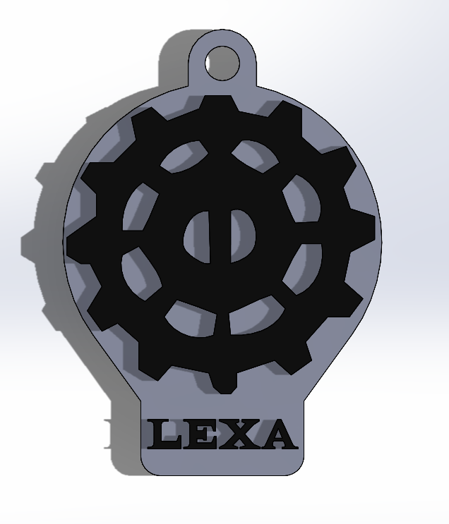 Lexa The 100 (Keychain / Llavero) by AlejandraR57 | Download free STL ...