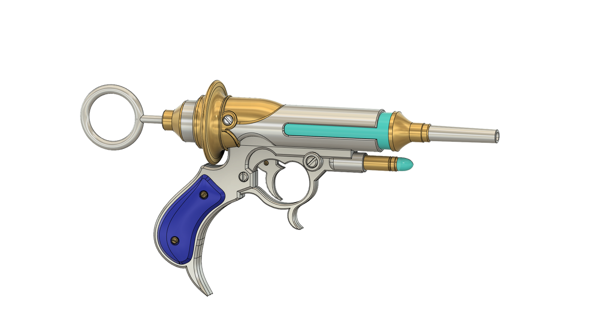 Blue Rose's Freezing Ice Gun by Velent | Download free STL model ...