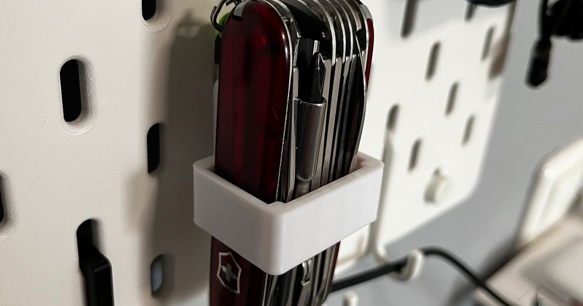 IKEA Skadis Victorinox knife holder (Cybertool L Version) by Gorroth ...