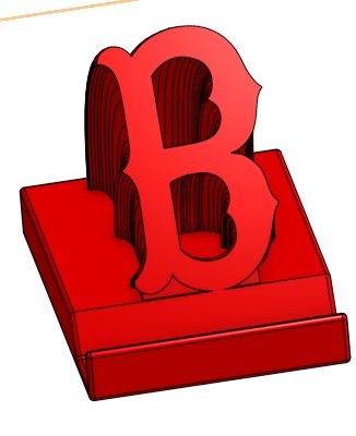 Boston Red Sox Phone Holder by Don | Download free STL model ...