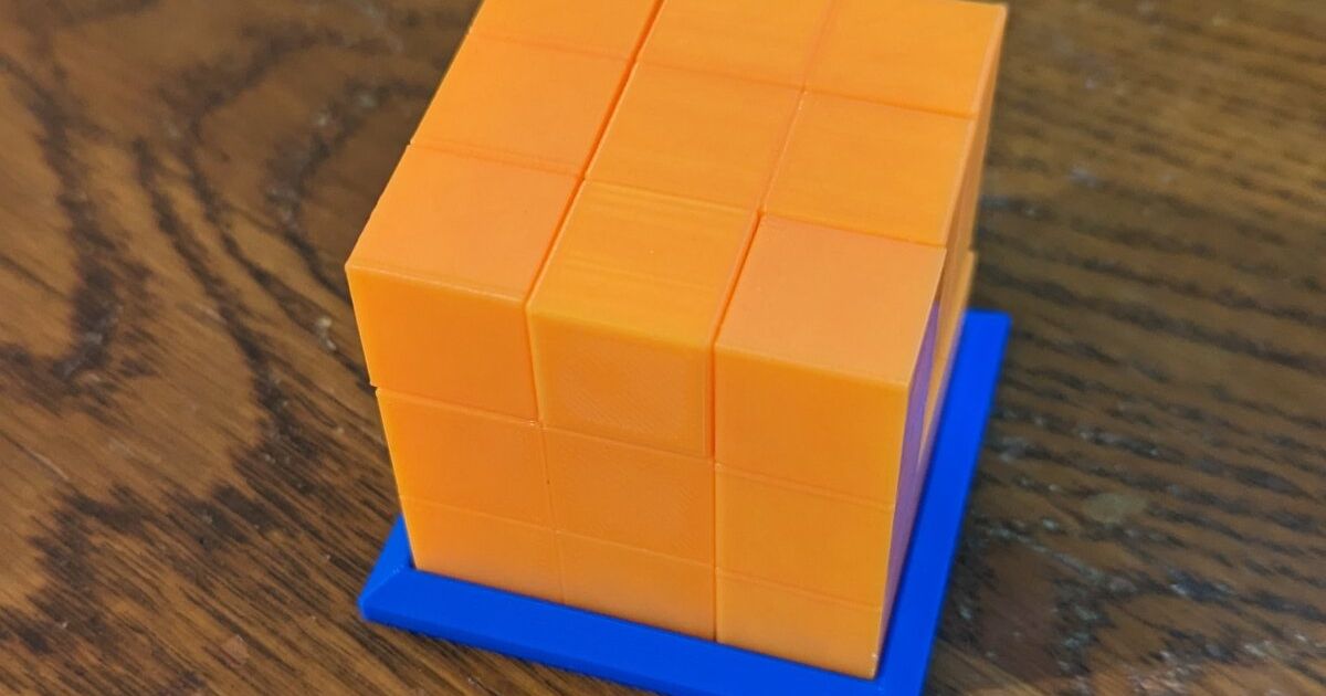 Cube O puzzle by Rich Holmes | Download free STL model | Printables.com