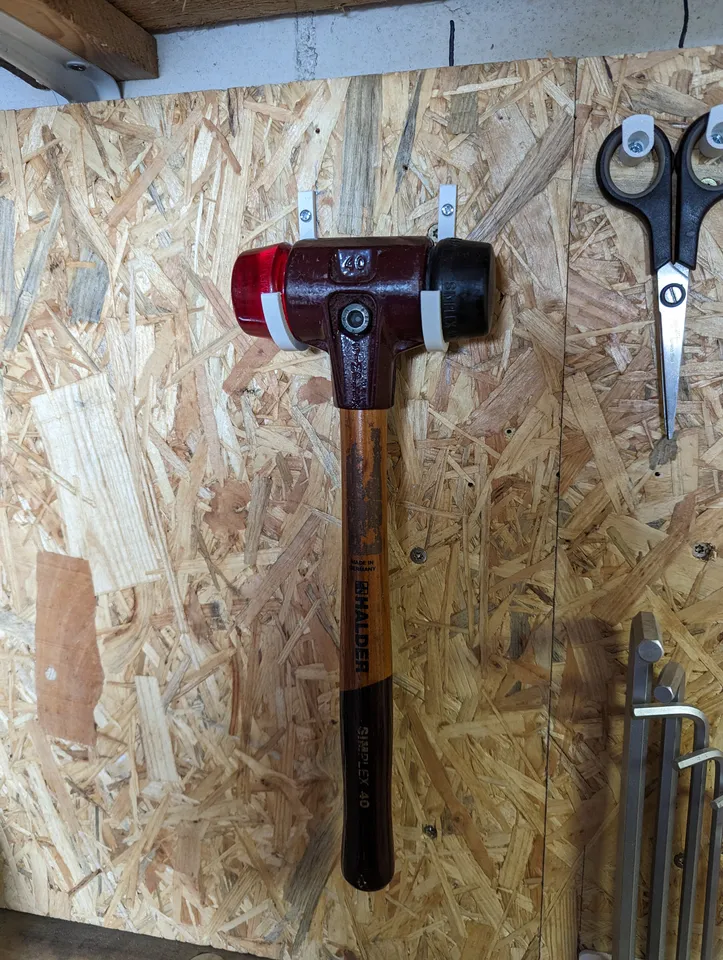 Mallet wall holder by Floze | Download free STL model | Printables.com