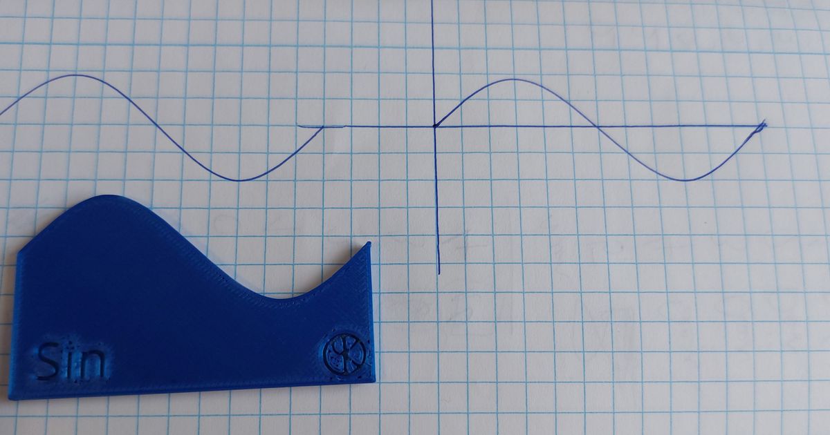 Sine/Sin/Sinus Template by Kolos Pataki | Download free STL model ...