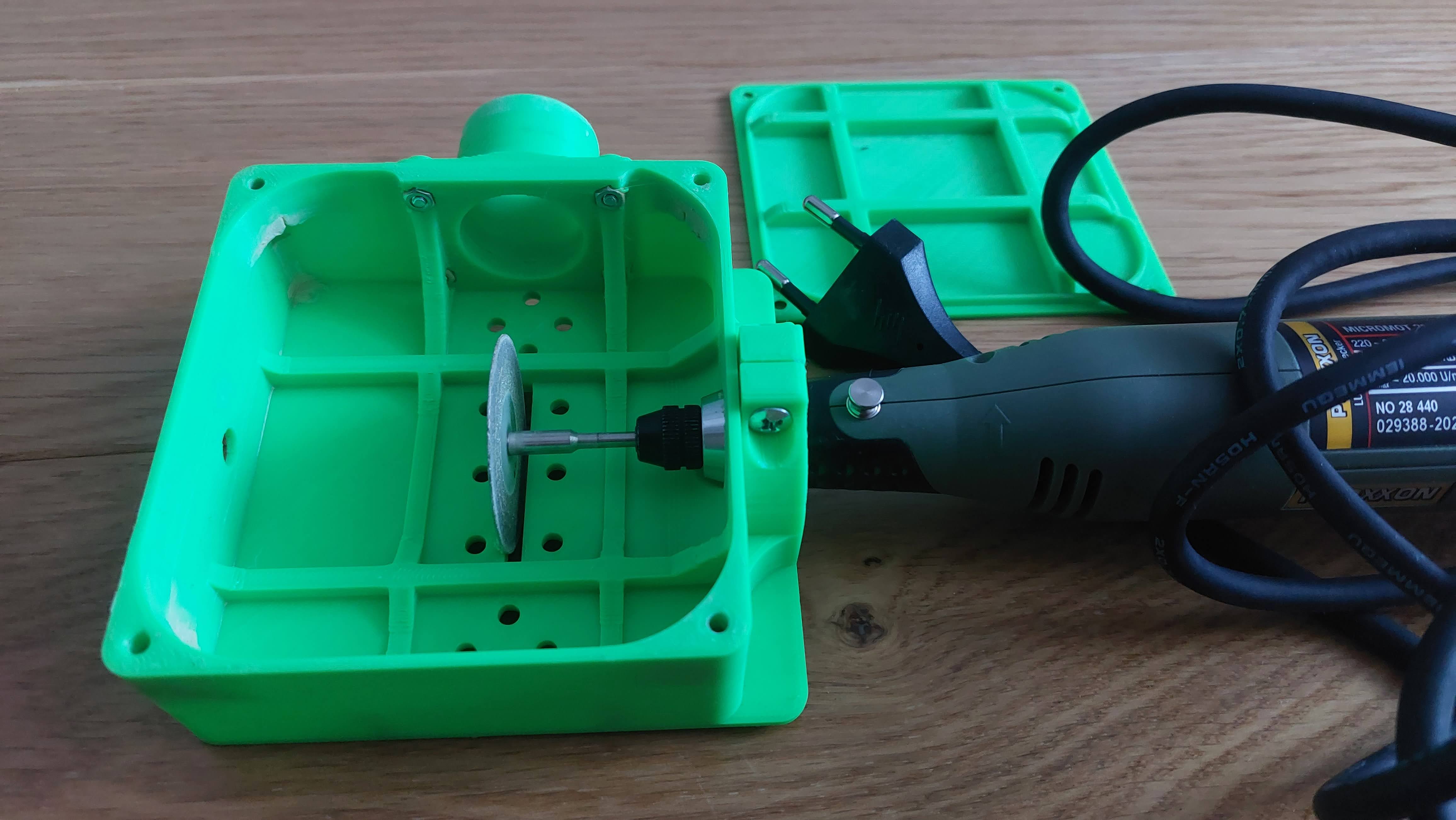 PCB Cutting table for Proxxon Micromot drills with a 20mm neck by ...