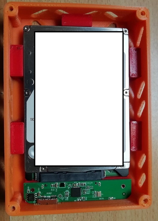 Notebook hard disk rugged external box by aRGiRob | Download free STL ...