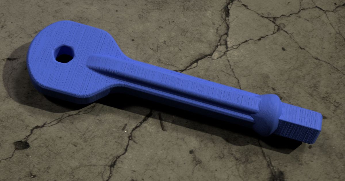 IFÖ Toilet Cistern Key by kap42 | Download free STL model | Printables.com