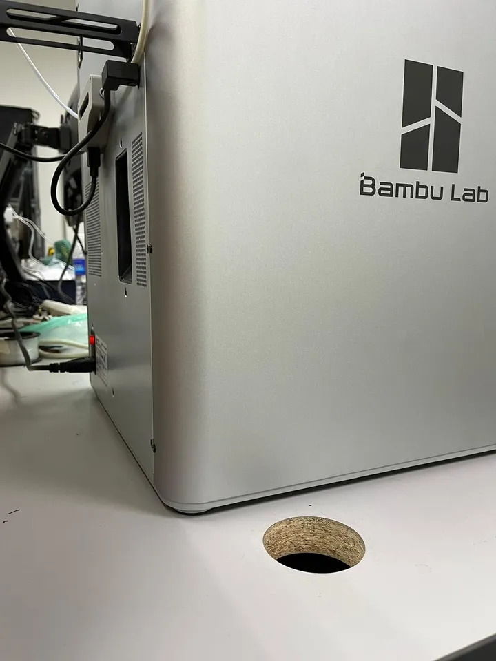Bambu Labs X1C - Poop Chute for Grommeted Table Top by xong | Download ...